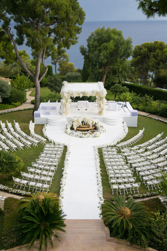 An Elegant French Riviera Destination Wedding Ceremony at the Grand ...